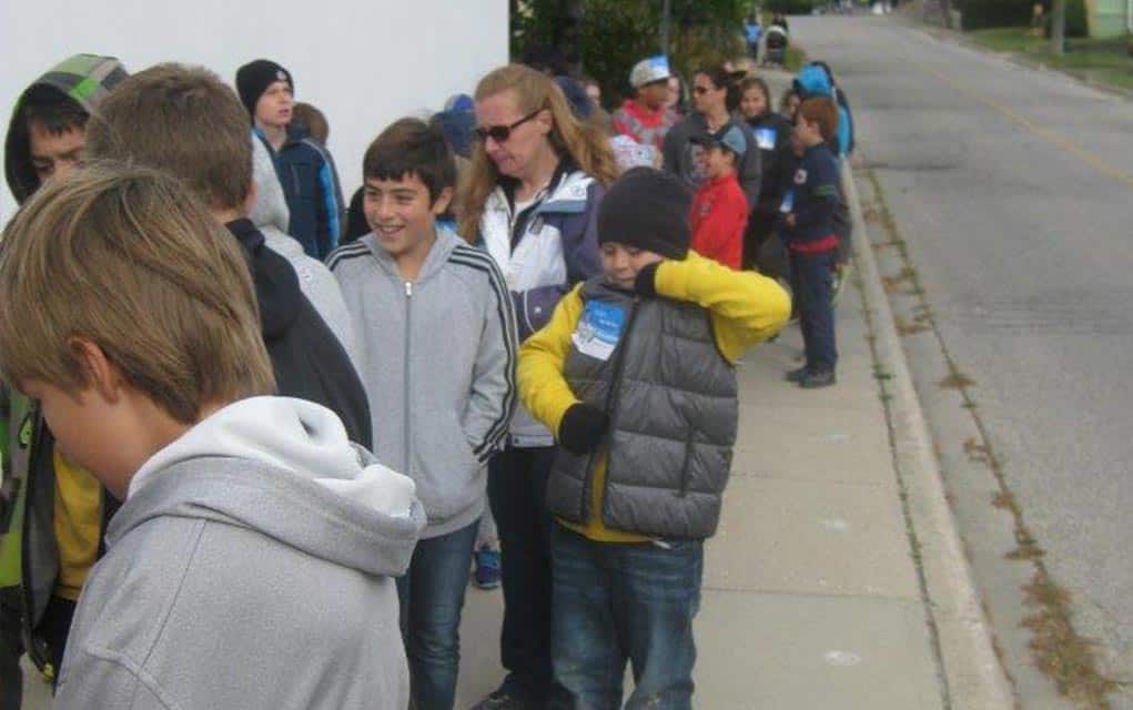 Terry Fox Walk at St. Boniface School