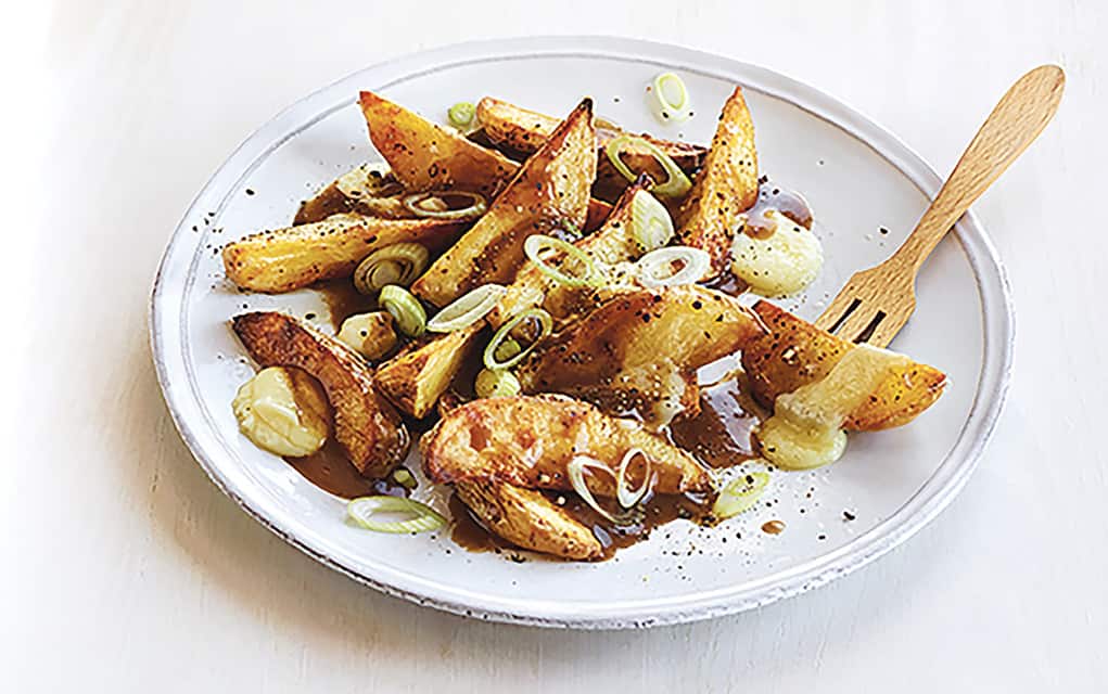 Taking poutine in a new direction out on the BBQ