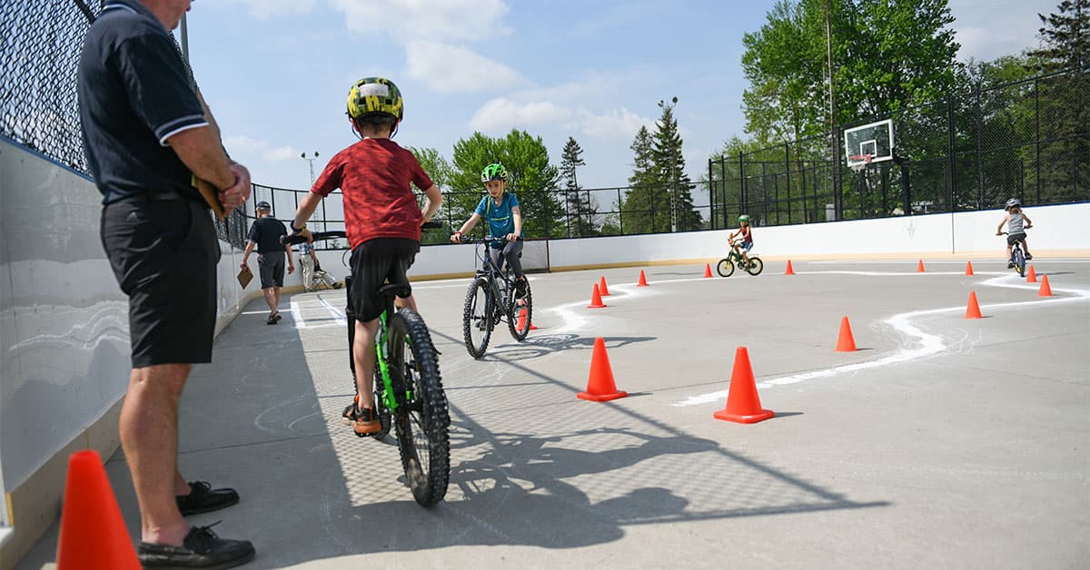 Optimists preparing for bike rodeo