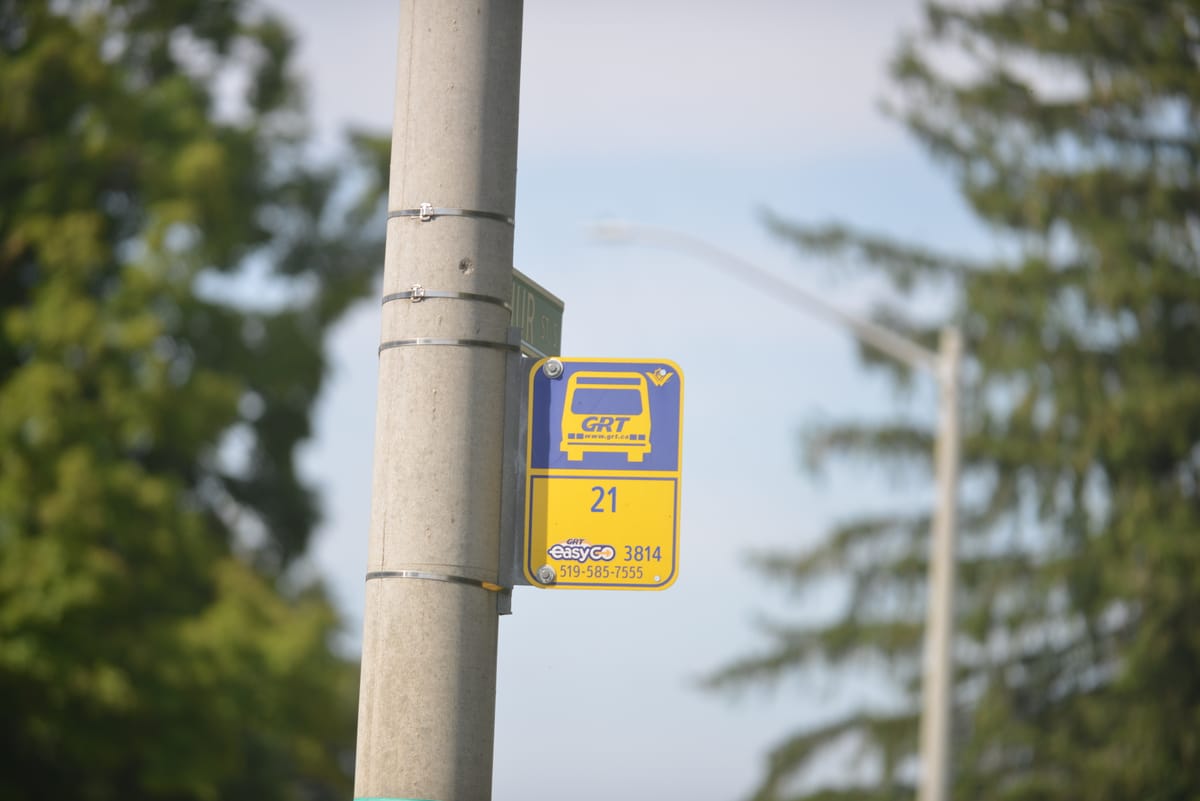 GRT to install concrete pads at some route 21 bus stops