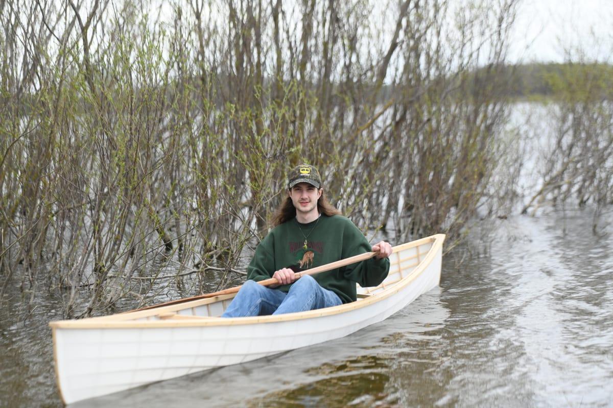 Homemade canoe project turns out to be a real learning experience