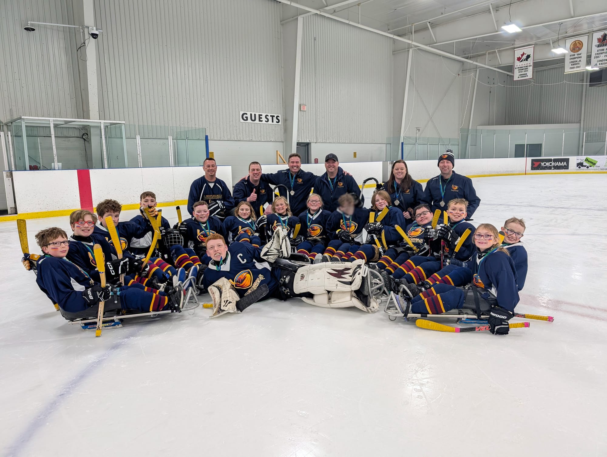 Thrashers squad claims silver at London sledge hockey tournament