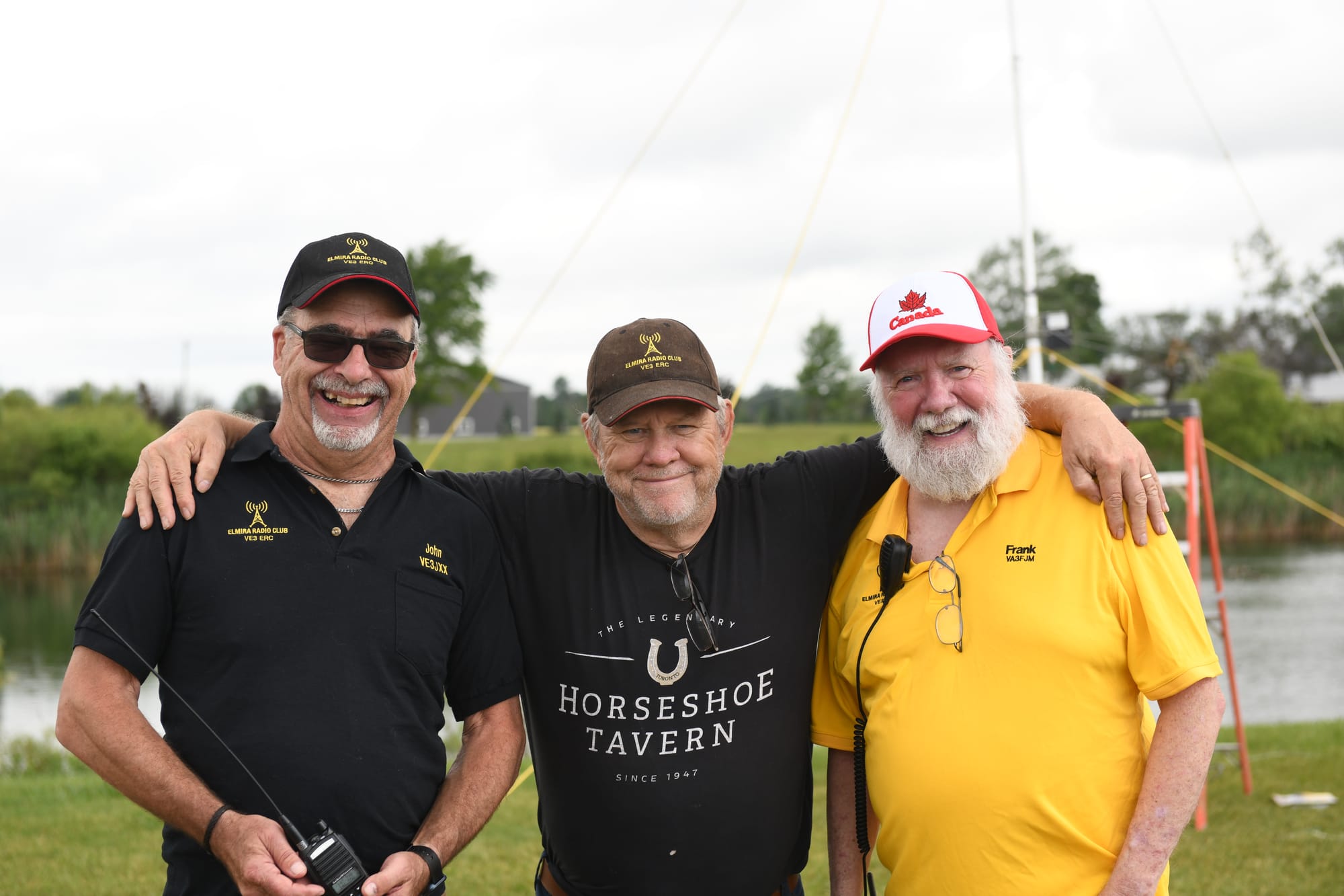 Hamming it up at annual field day