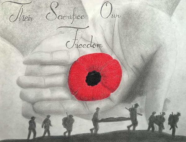 EDSS student earns plenty of kudos of submissionto Legion poster contest